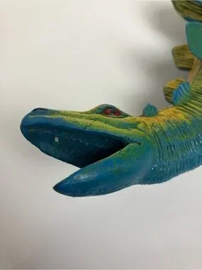 Vintage | Toys | Vintage Dinosaur 986 Plastic Stegosaurus Toy 15 Blue ...